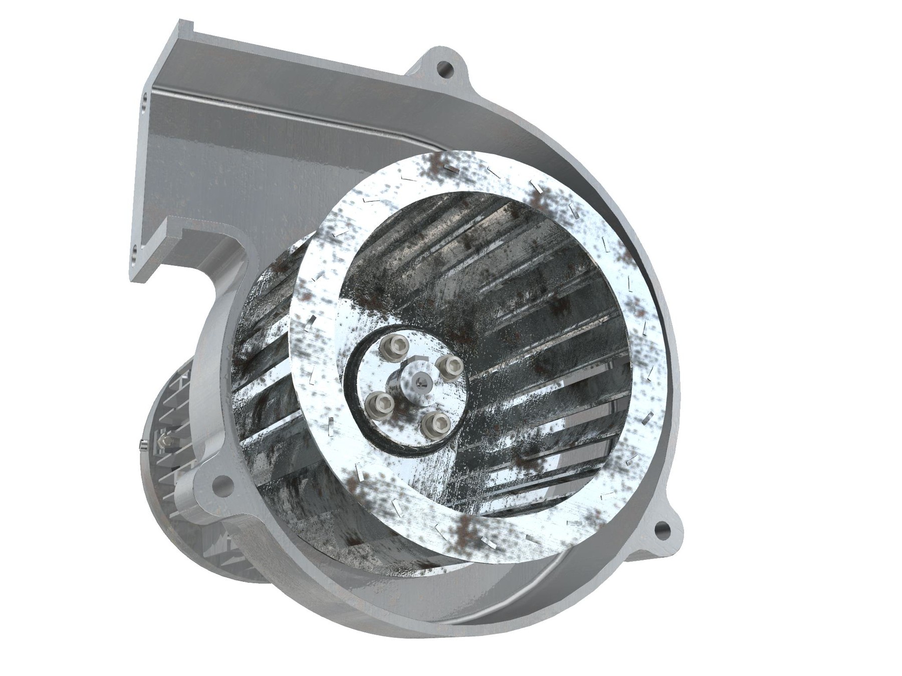 ArtStation - Industrial Centrifugal Blower Fan - Animated 3D model ...