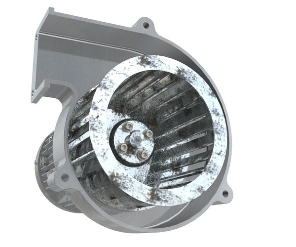 ArtStation - Industrial Centrifugal Blower Fan - Animated 3D model ...