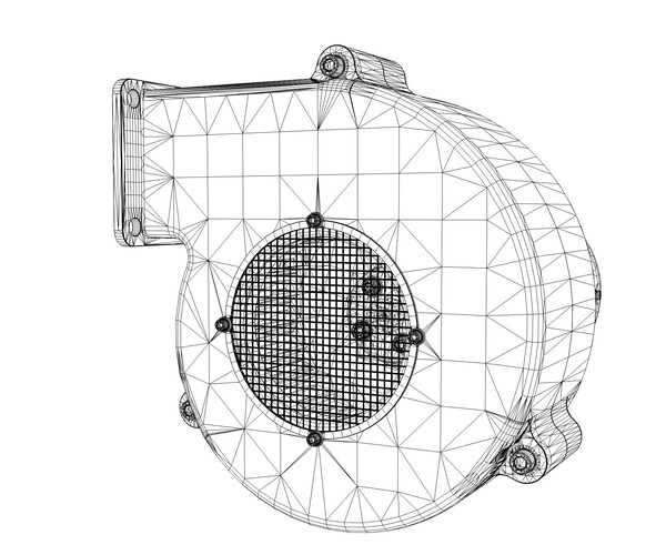 ArtStation - Industrial Centrifugal Blower Fan - Animated 3D model ...