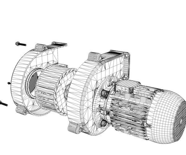 ArtStation - Industrial Centrifugal Blower Fan - Animated 3D model ...