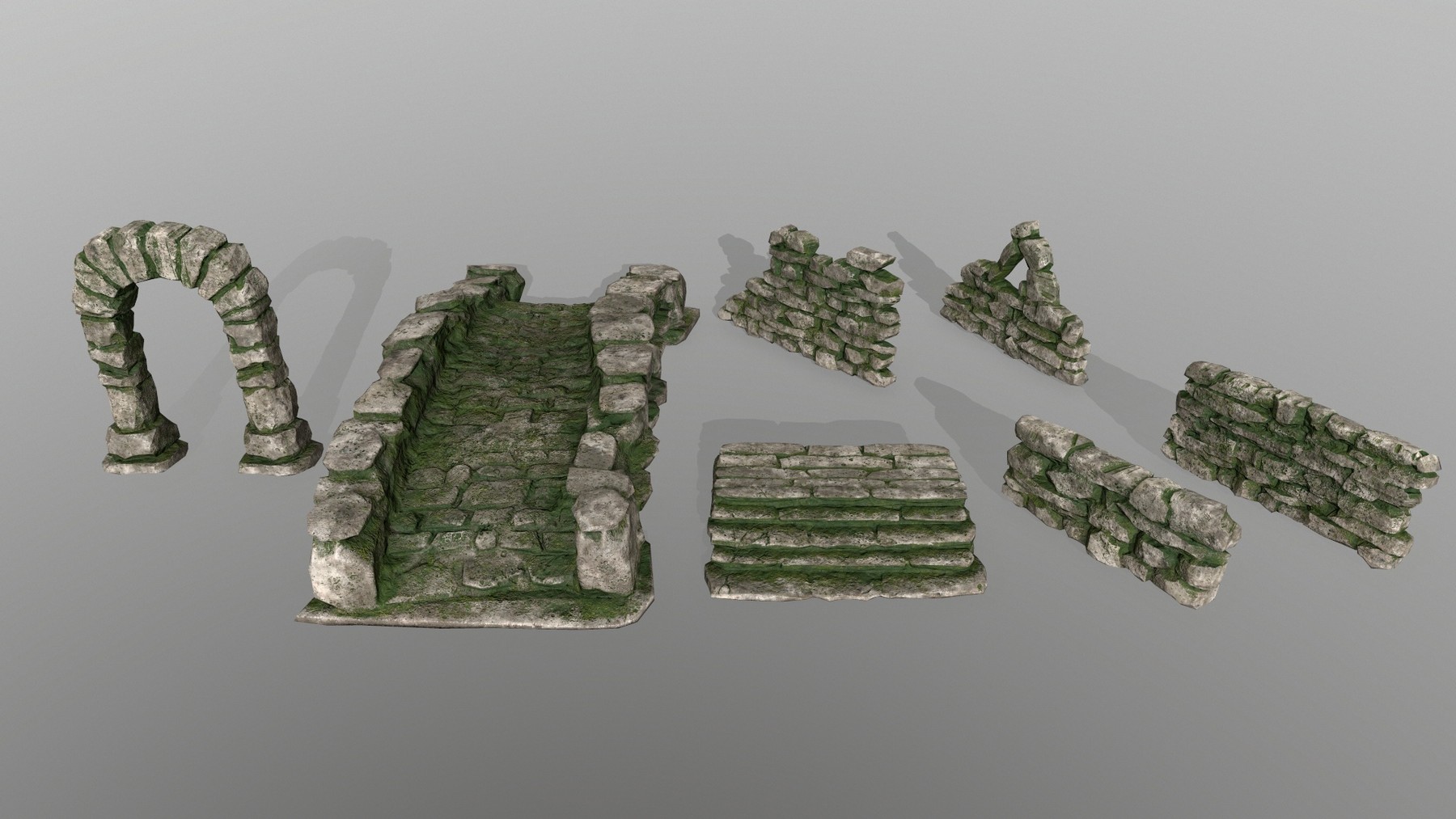 ArtStation - ruin set | Resources