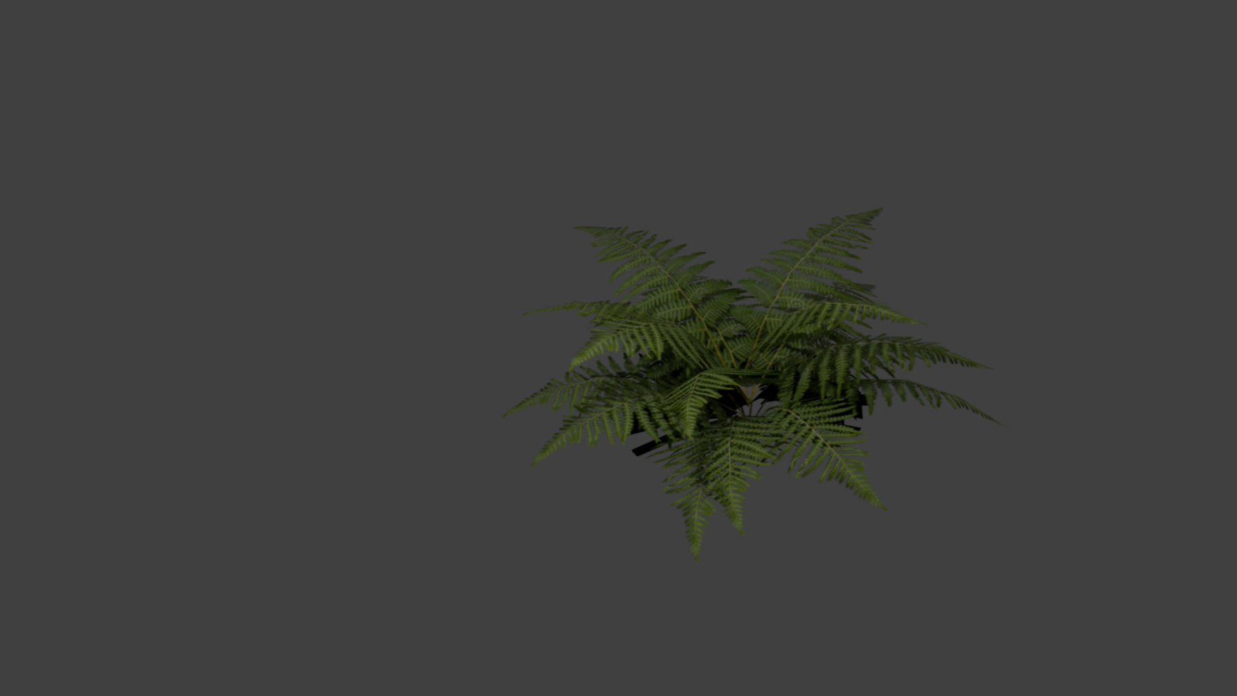 ArtStation - Fern Alpha Created in Blender | Game Assets