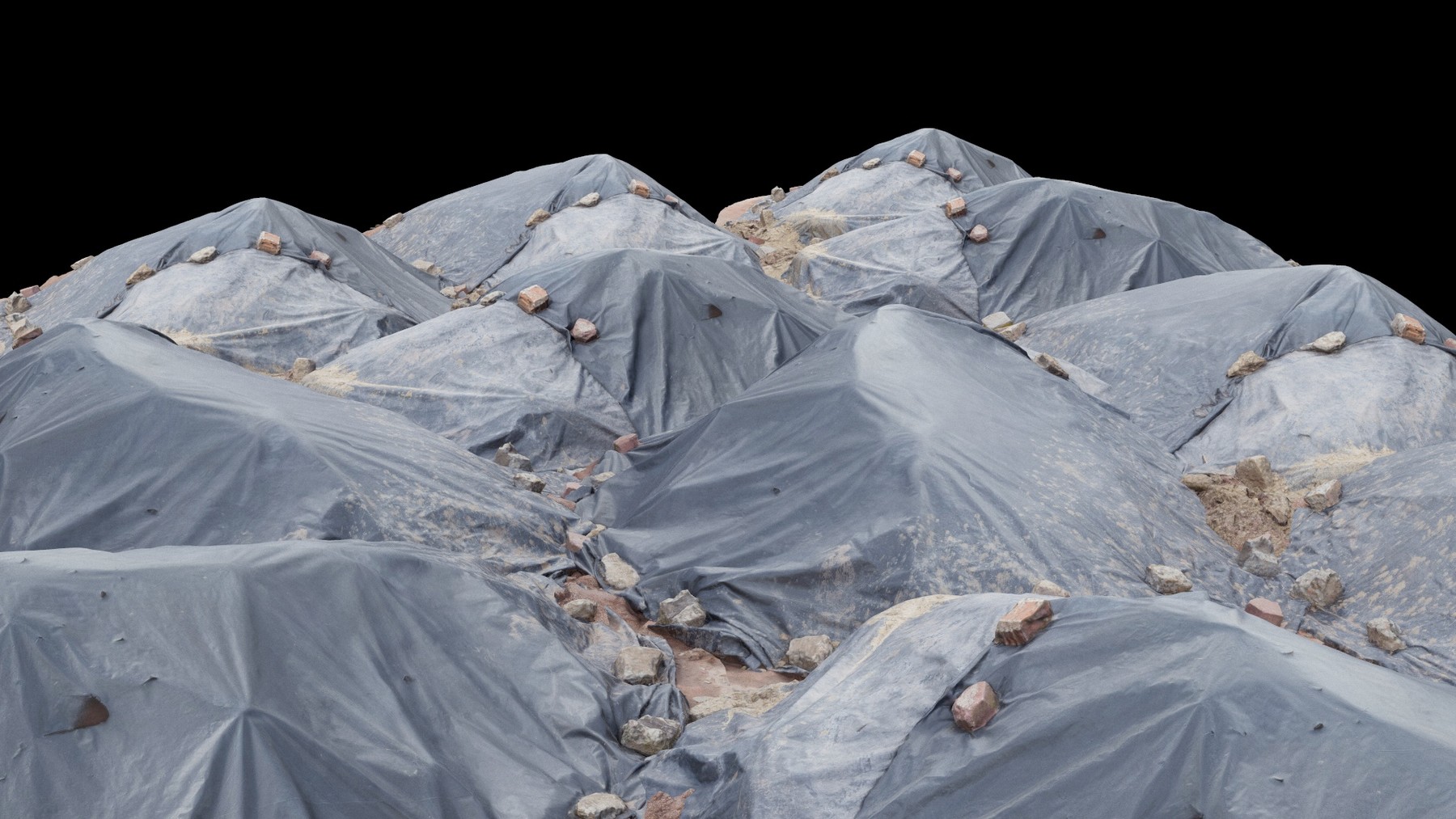 ArtStation - Plasic Trash Hill with Rock Sides | Resources