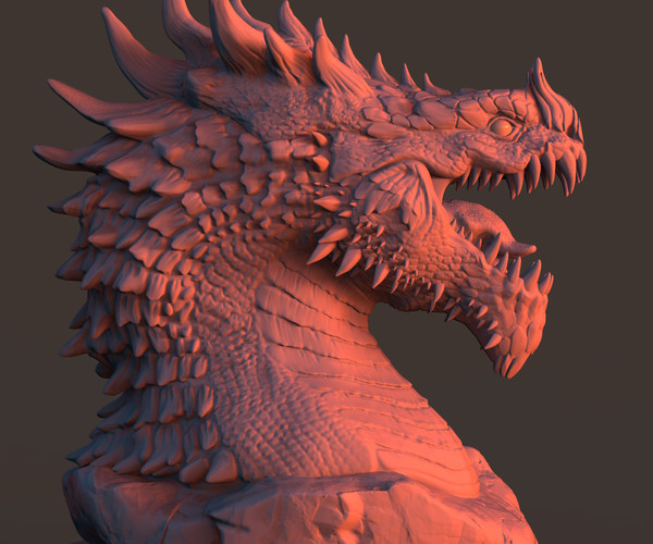 ArtStation - Dragon Statue | Resources