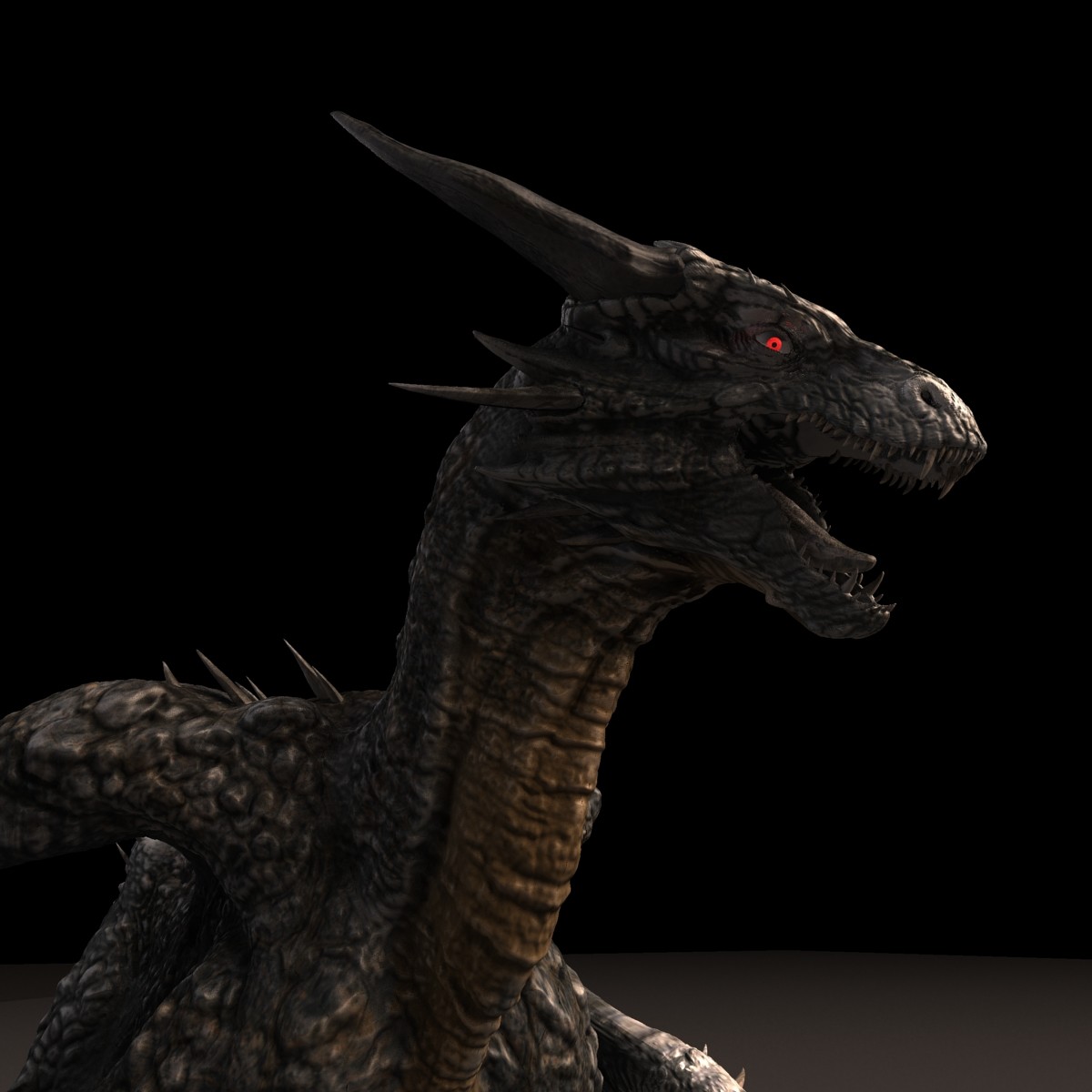 ArtStation - Stone Dragon Maya Rig | Game Assets