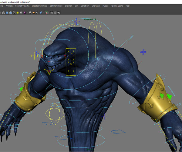 ArtStation - Void Walker Maya Rig | Resources