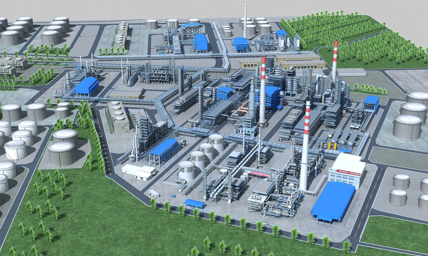 ArtStation - Complete Refinery Scene | Resources
