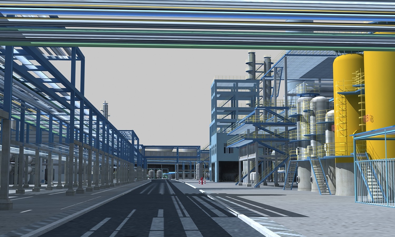 ArtStation - Complete Refinery Scene | Resources