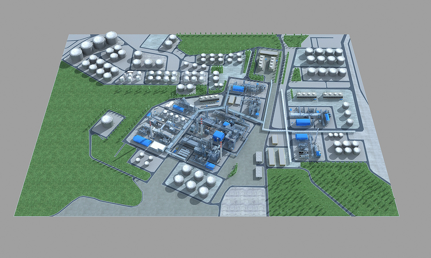 ArtStation - Complete Refinery Scene | Resources