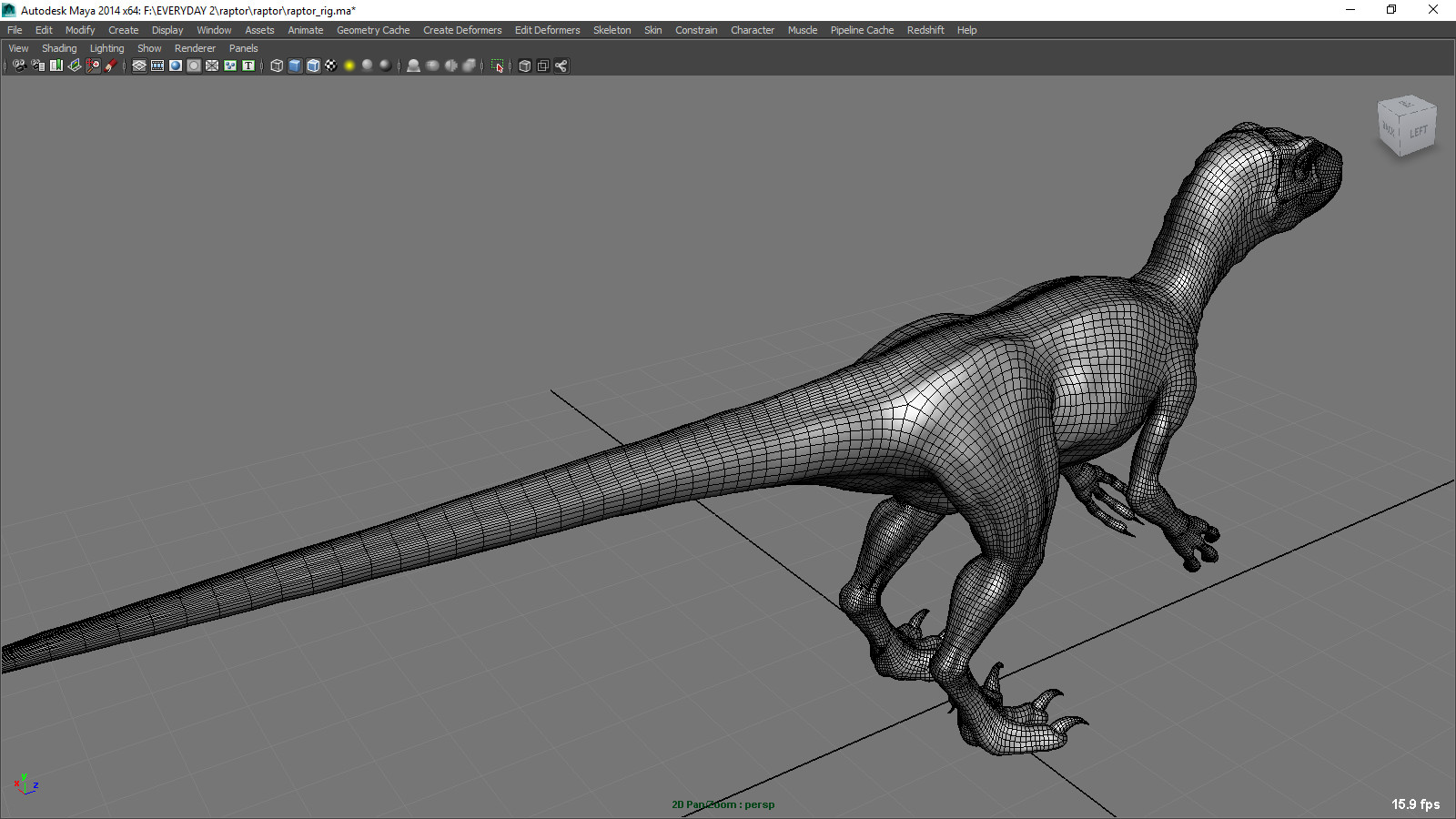 ArtStation - Raptor Maya Rig | Resources