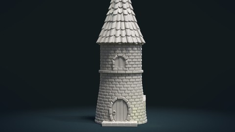 ArtStation - Fantasy Tower House | Resources