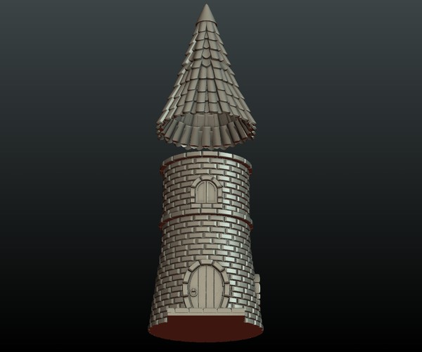 ArtStation - Fantasy Tower House | Resources