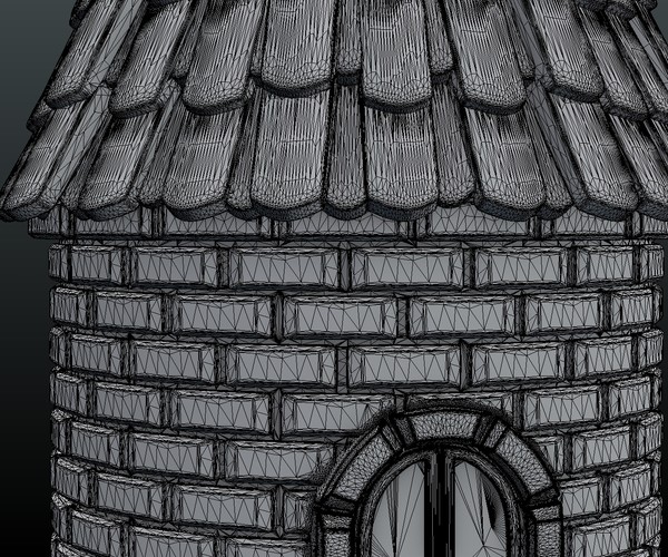 ArtStation - Fantasy Tower House | Resources