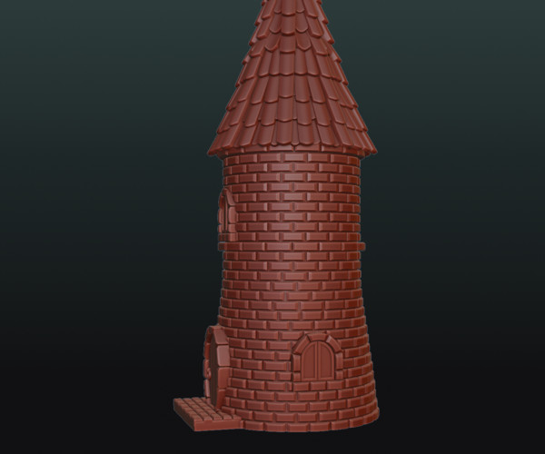 ArtStation - Fantasy Tower House | Resources