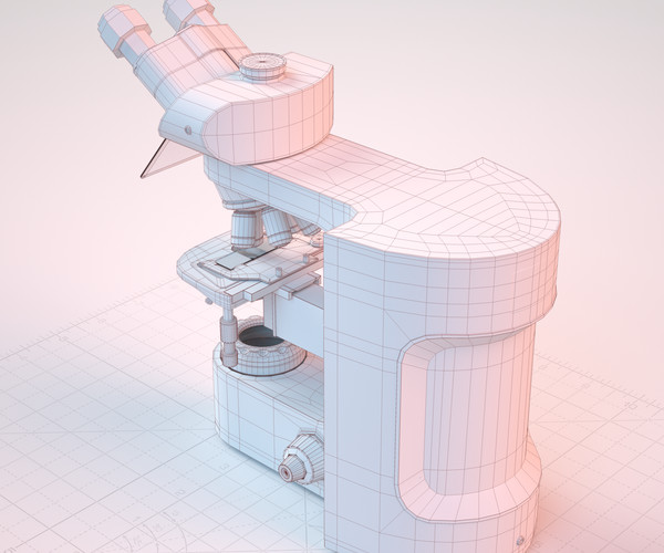 ArtStation - PBR Microscope 3D model | Resources