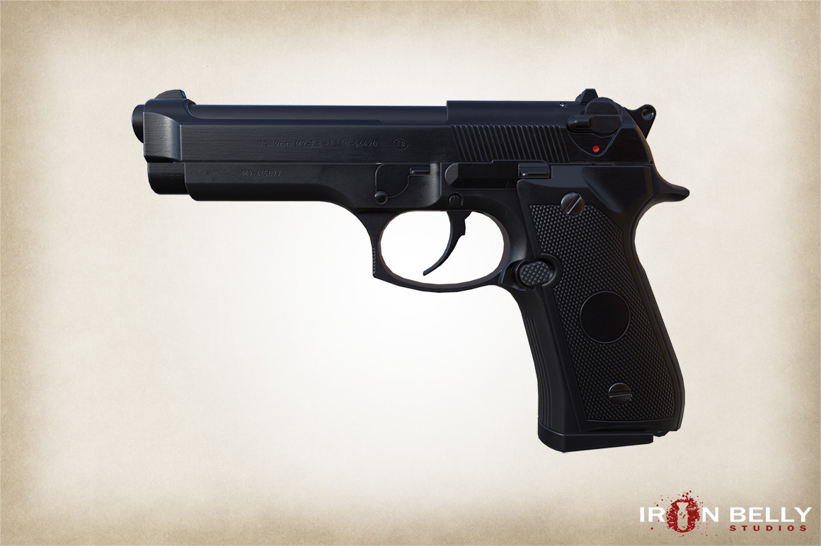 ArtStation - FPS M9 Beretta Pistol | Resources