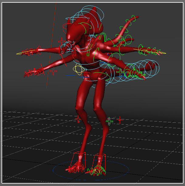 ArtStation - Alien Maya Rig | Resources