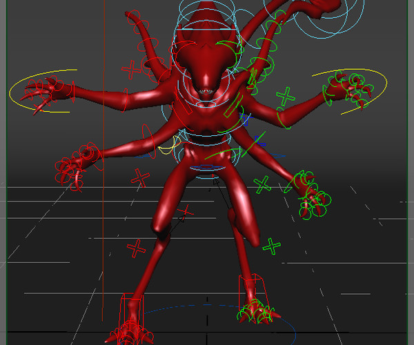 ArtStation - Alien Maya Rig | Resources