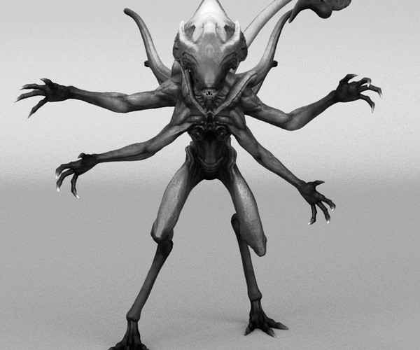 ArtStation - Alien Maya Rig | Resources