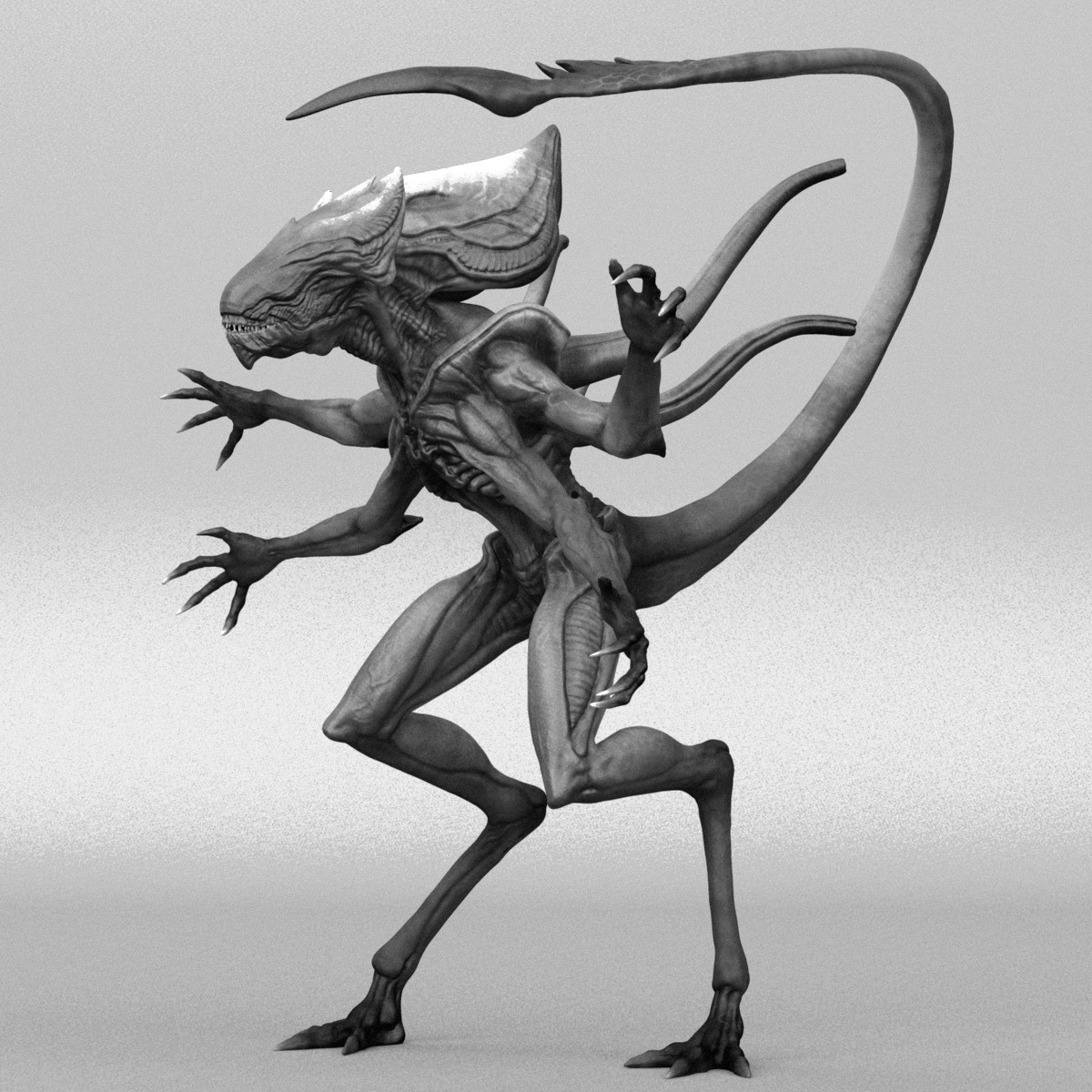 ArtStation - Alien Maya Rig | Resources