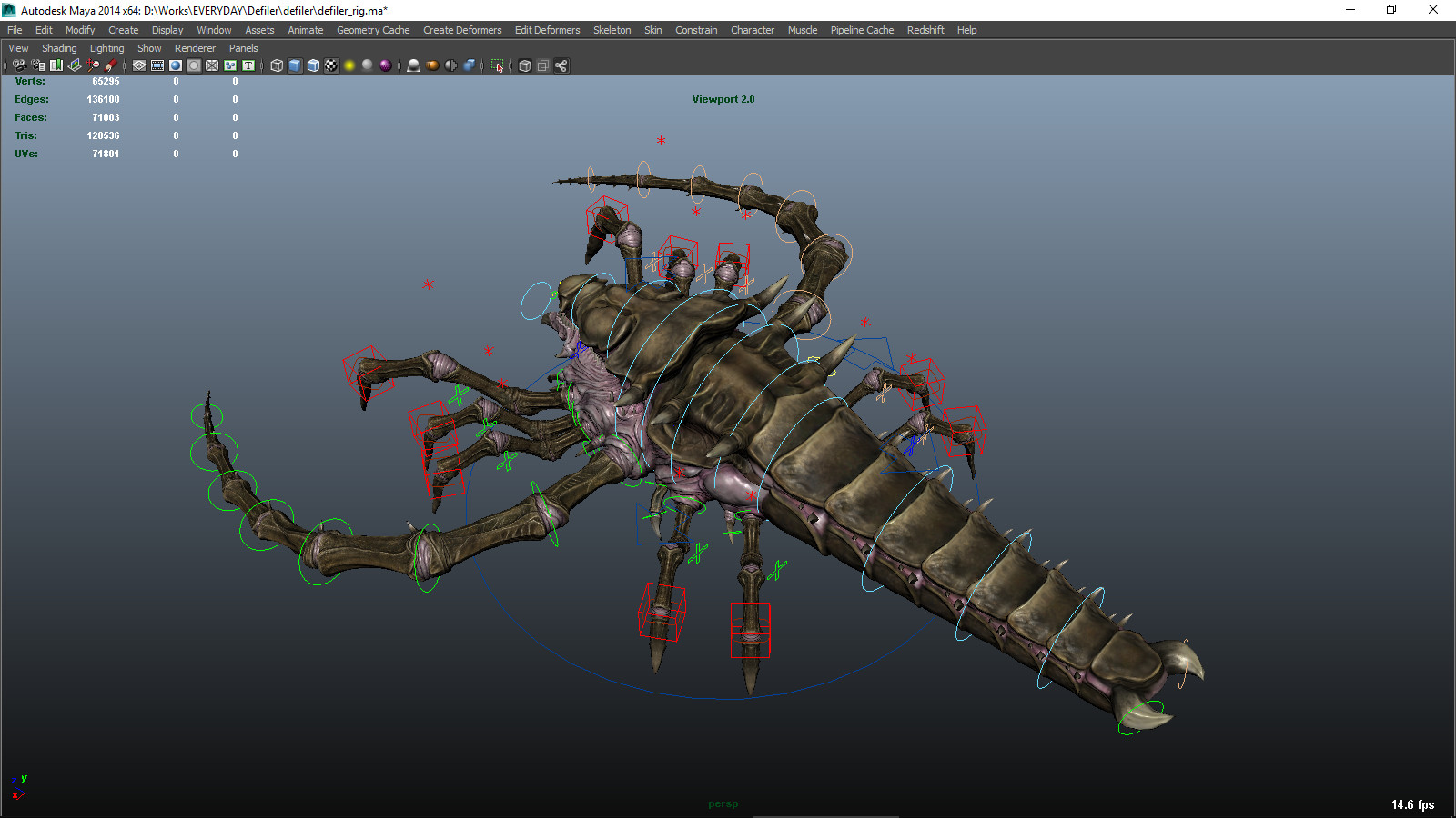 ArtStation - Defiler Maya Rig | Resources