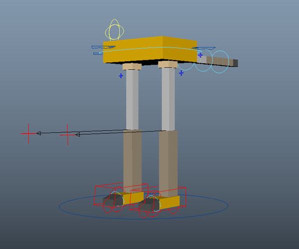 ArtStation - Boxy Walker Maya Rig | Resources