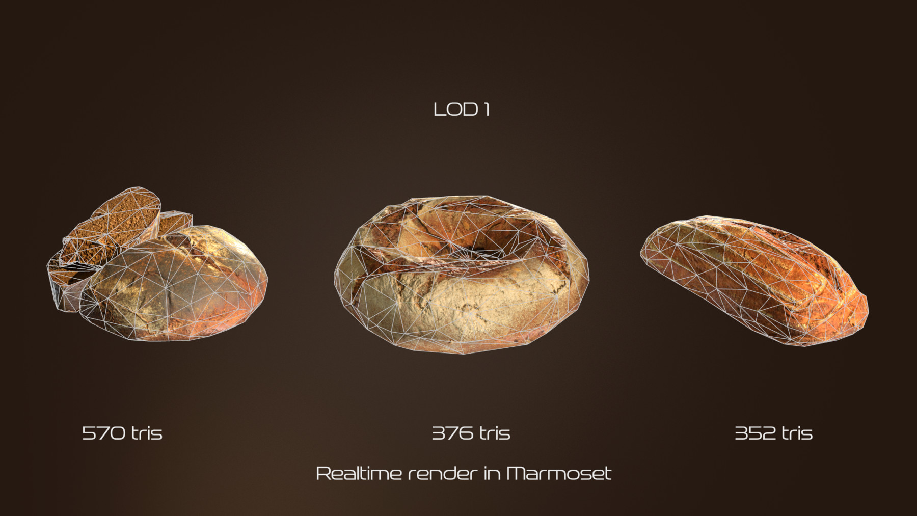 ArtStation - Tasty Bread Pack vol.01 | Game Assets