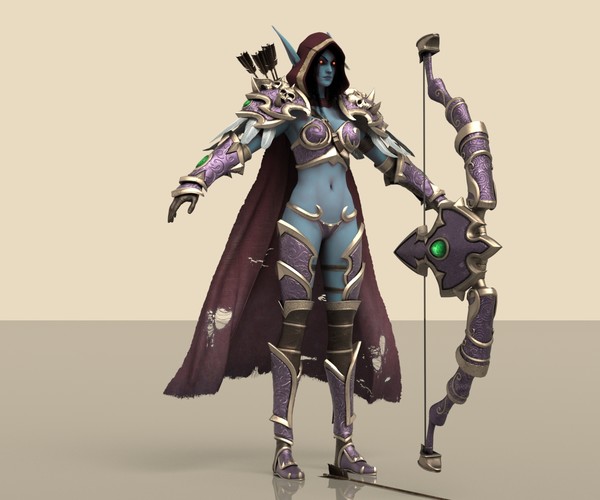 ArtStation - Sylvanas Windrunner Maya Rig | Resources