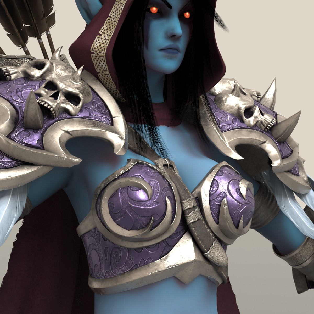 ArtStation - Sylvanas Windrunner Maya Rig | Resources