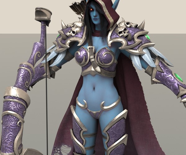 ArtStation - Sylvanas Windrunner Maya Rig | Resources