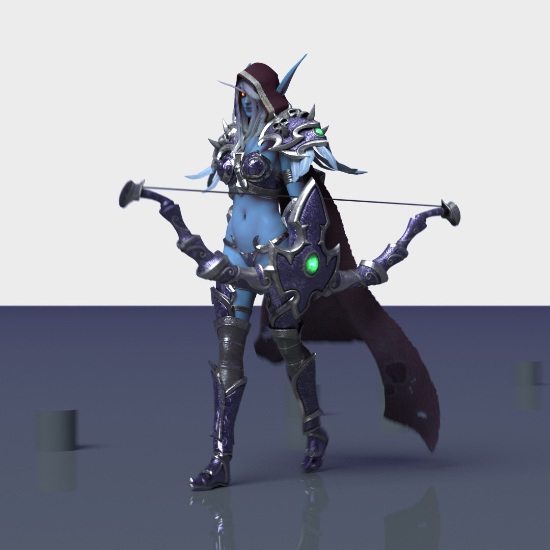 ArtStation - Sylvanas Windrunner Maya Rig | Resources