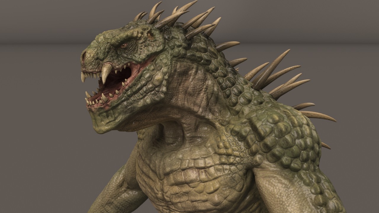 ArtStation - Dino Beast Maya Rig | Resources