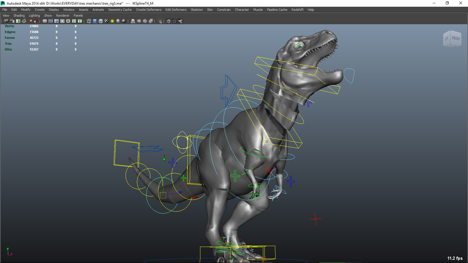 ArtStation - T Rex Mechanic Rig | Resources