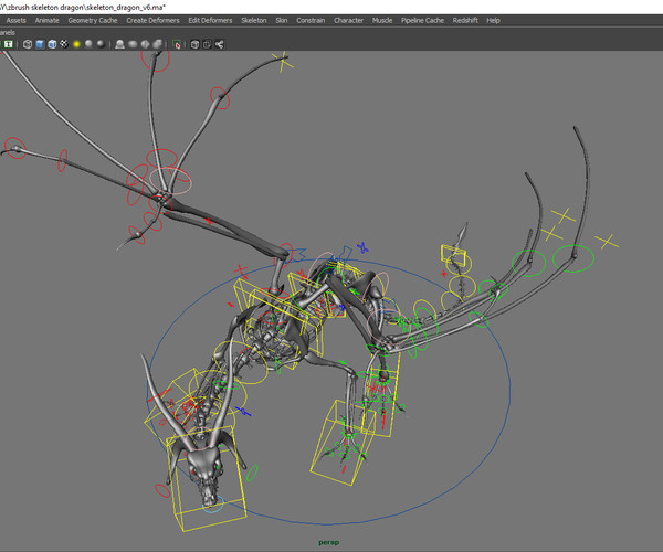 ArtStation - Zbrush Dragon Rig | Resources