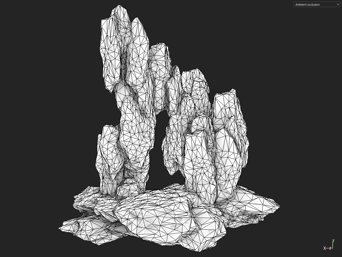 ArtStation - Low poly Cave Brown Rock Modular Pack | Game Assets