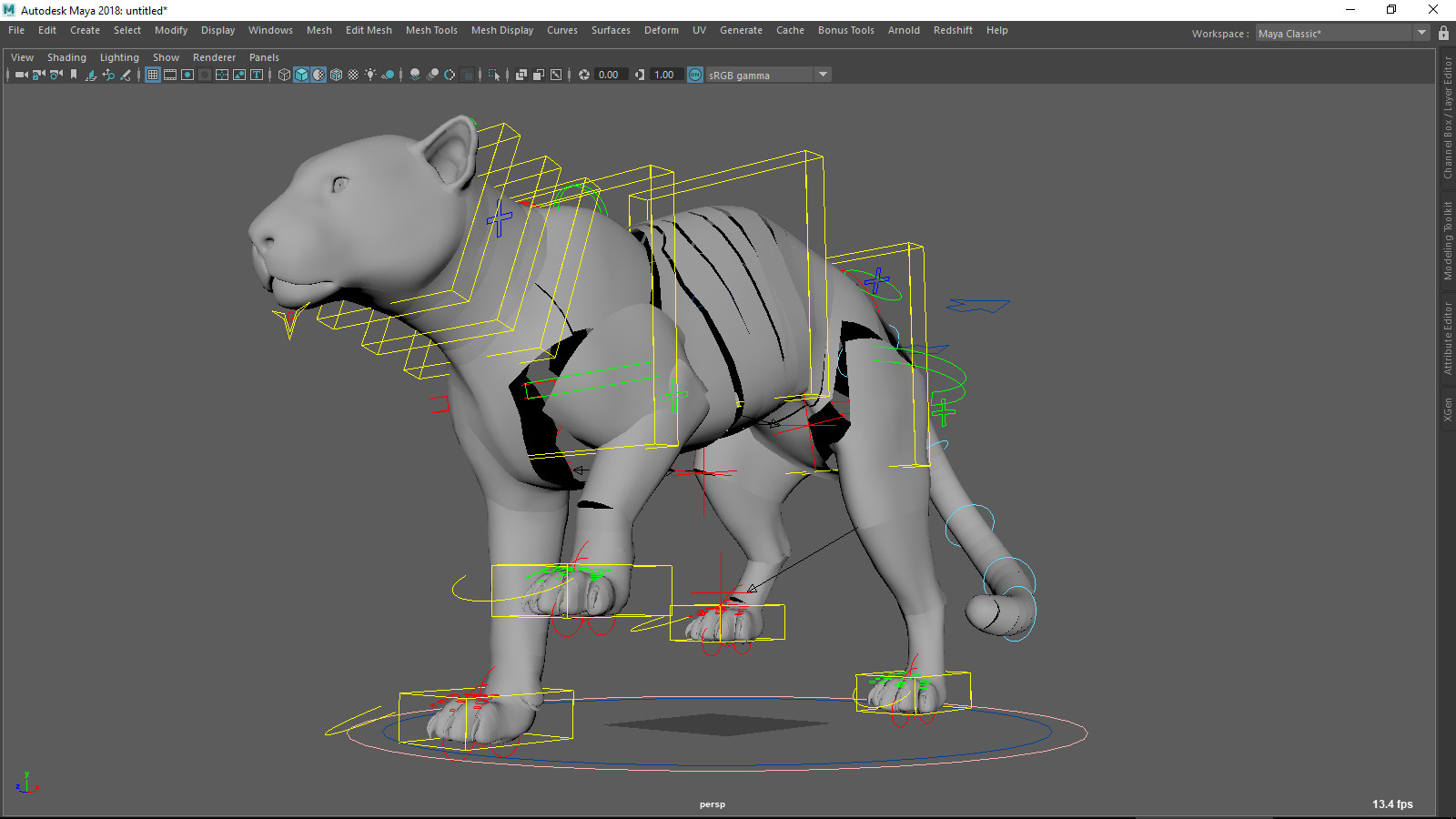 ArtStation - Leopard Maya Rig | Resources