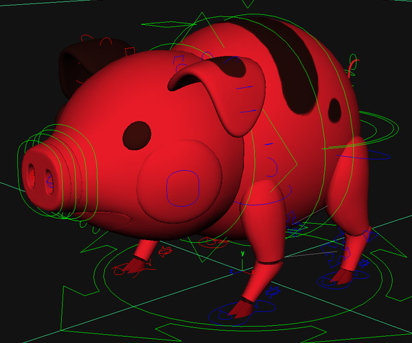 ArtStation - Pig Mechanic Rig | Resources
