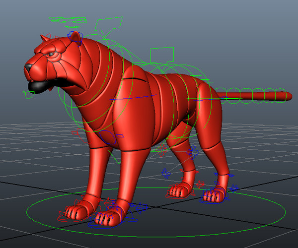 ArtStation - Tiger Mechanic Rig | Resources