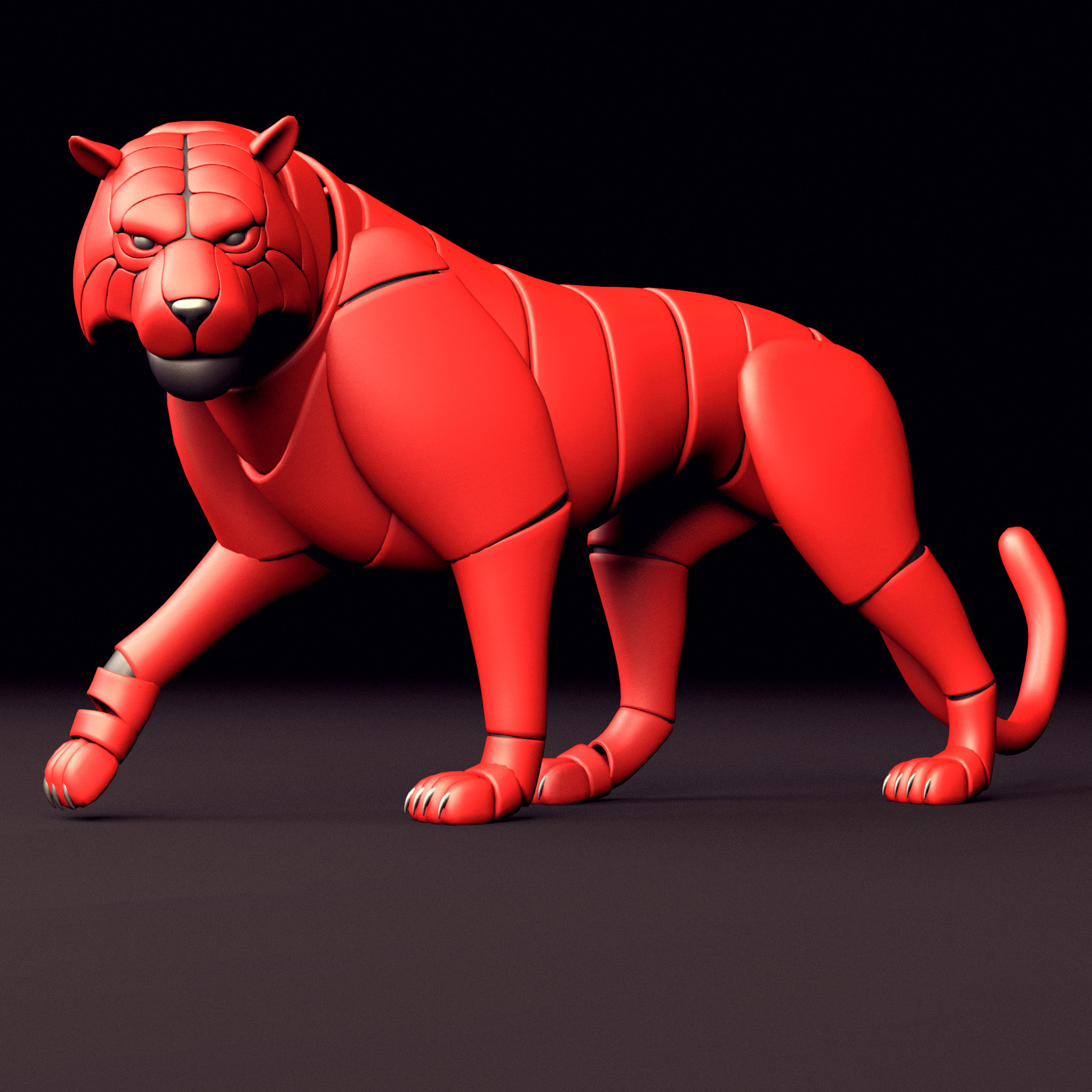 ArtStation - Tiger Mechanic Rig | Resources