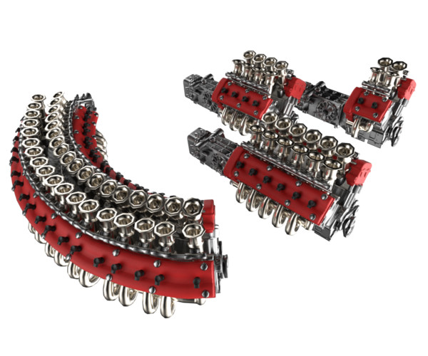 ArtStation - Car engine brush for Zbrush | Brushes