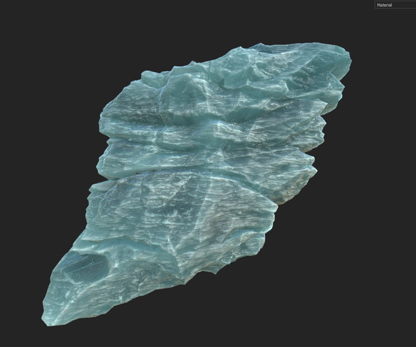 ArtStation - Low poly Ice Blocky Modular Pack | Game Assets