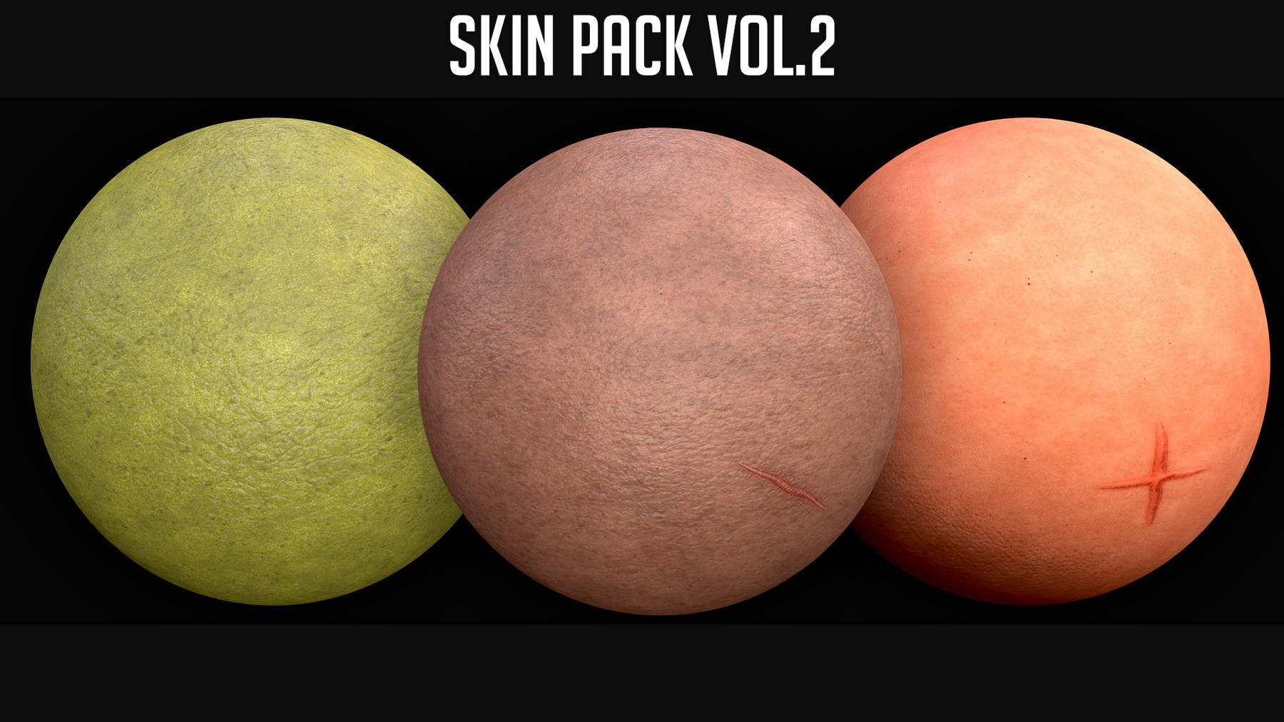 ArtStation - Substance Skin Pack Vol.2 | Game Assets