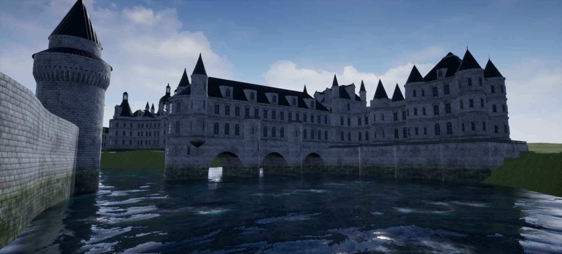 ArtStation - Low Poly Chateau-Castle - Inspired by Chateau de ...