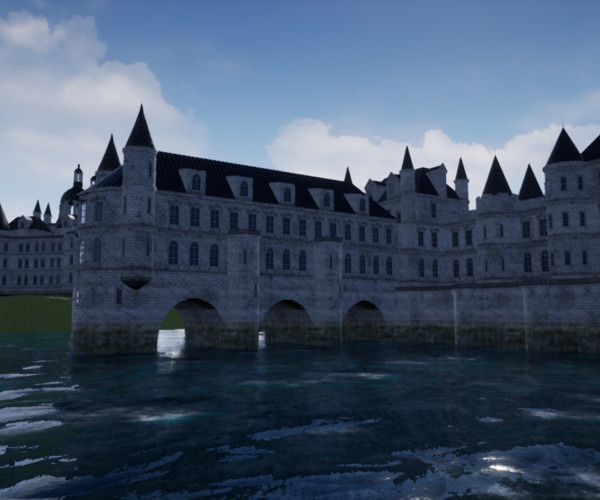 ArtStation - Low Poly Chateau-Castle - Inspired by Chateau de ...