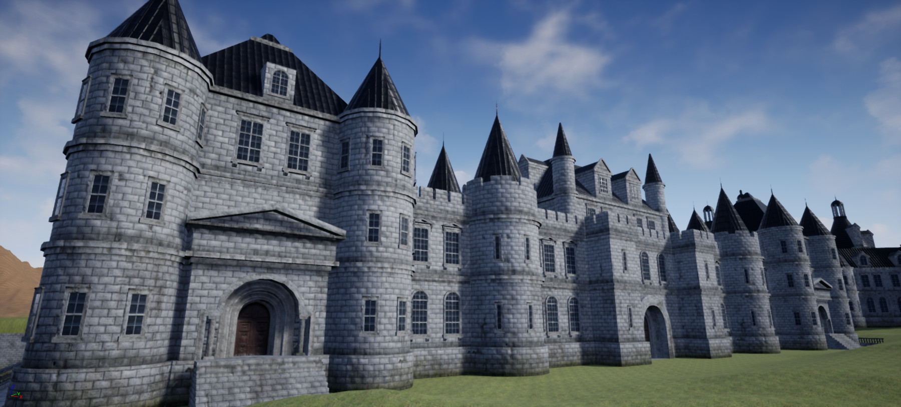 ArtStation - Low Poly Chateau-Castle - Inspired by Chateau de ...
