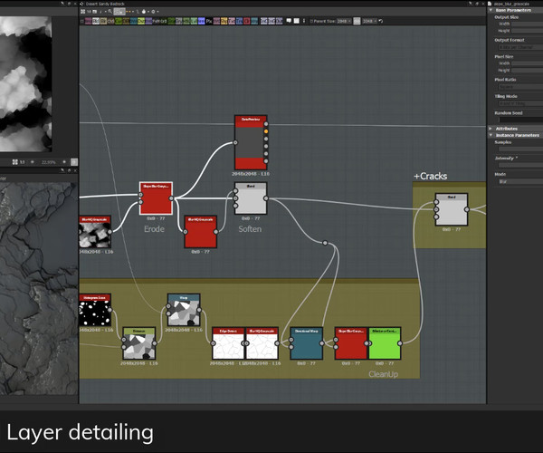 ArtStation - Desert Bedrock | Substance Designer Tutorial | Tutorials
