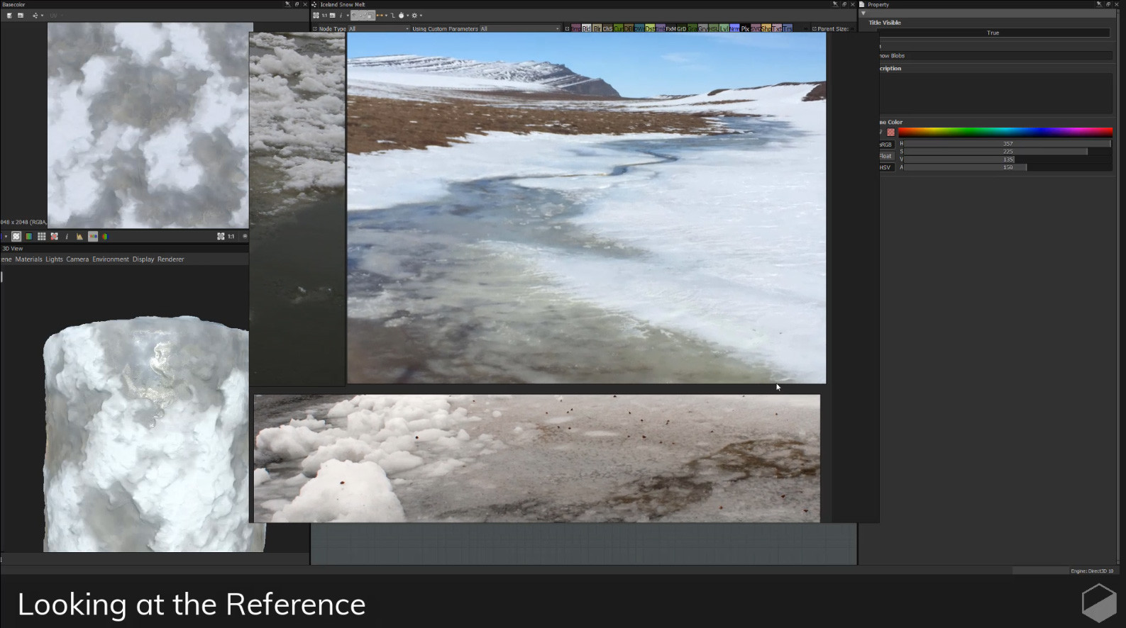 ArtStation - Melting Snow | Substance Designer Tutorial | Tutorials