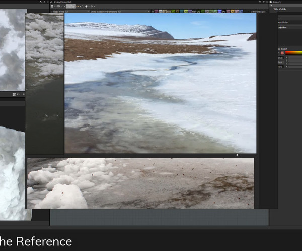 ArtStation - Melting Snow | Substance Designer Tutorial | Tutorials