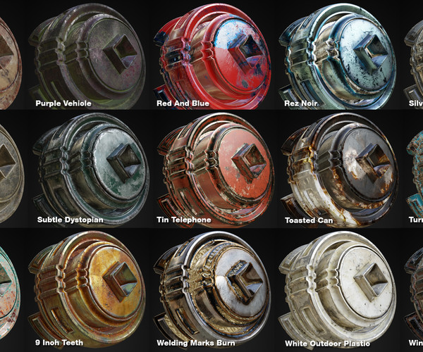 ArtStation - Substance Painter Smart Materials Vol. 2 | Resources