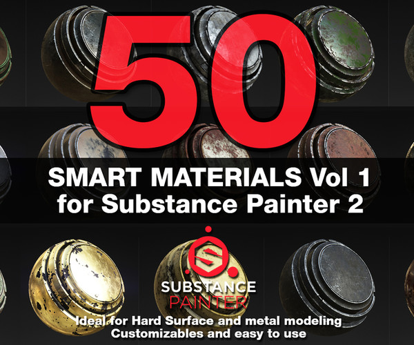 ArtStation - Substance Painter Smart Materials Vol. 1 | Game Assets
